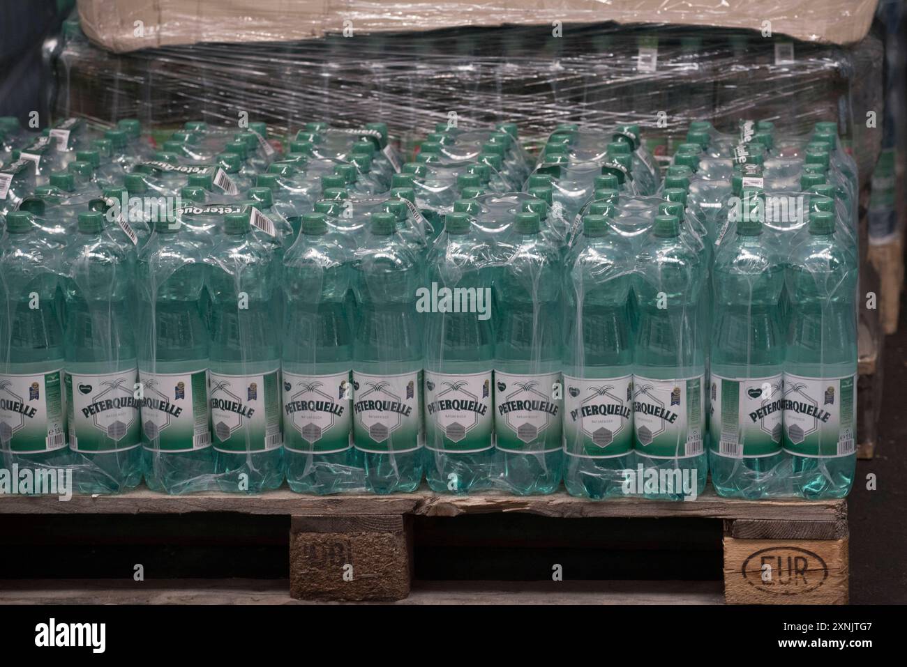 a filling line in the beverage industry for plastic bottles filling ...