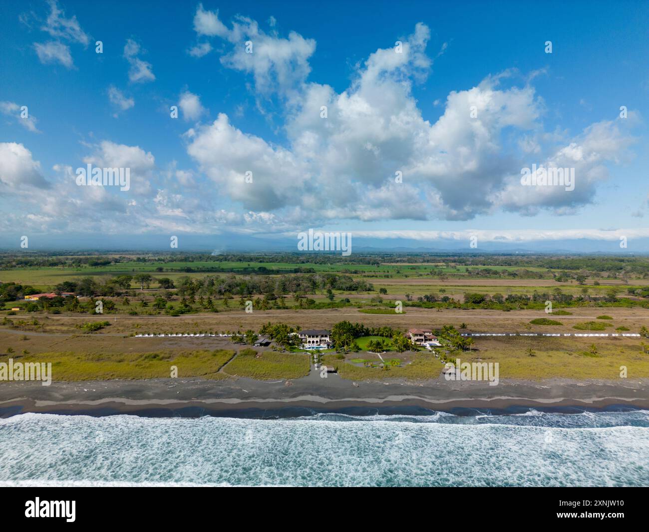 La Barqueta beach, Long and lovely black-sand beach 25km southwest of ...