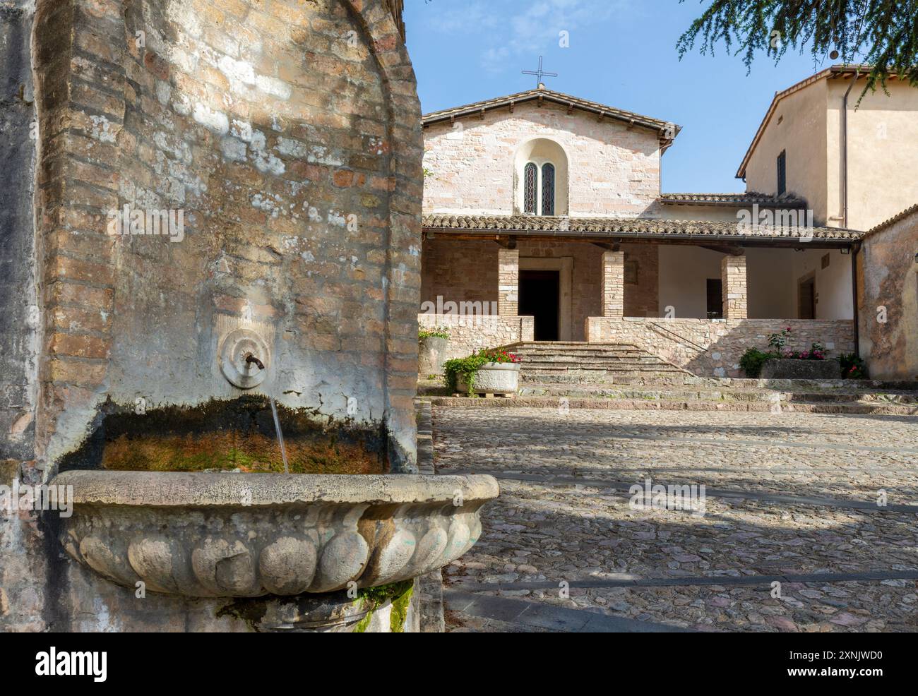 Spello - The church Chiesa di San Severino Stock Photo - Alamy