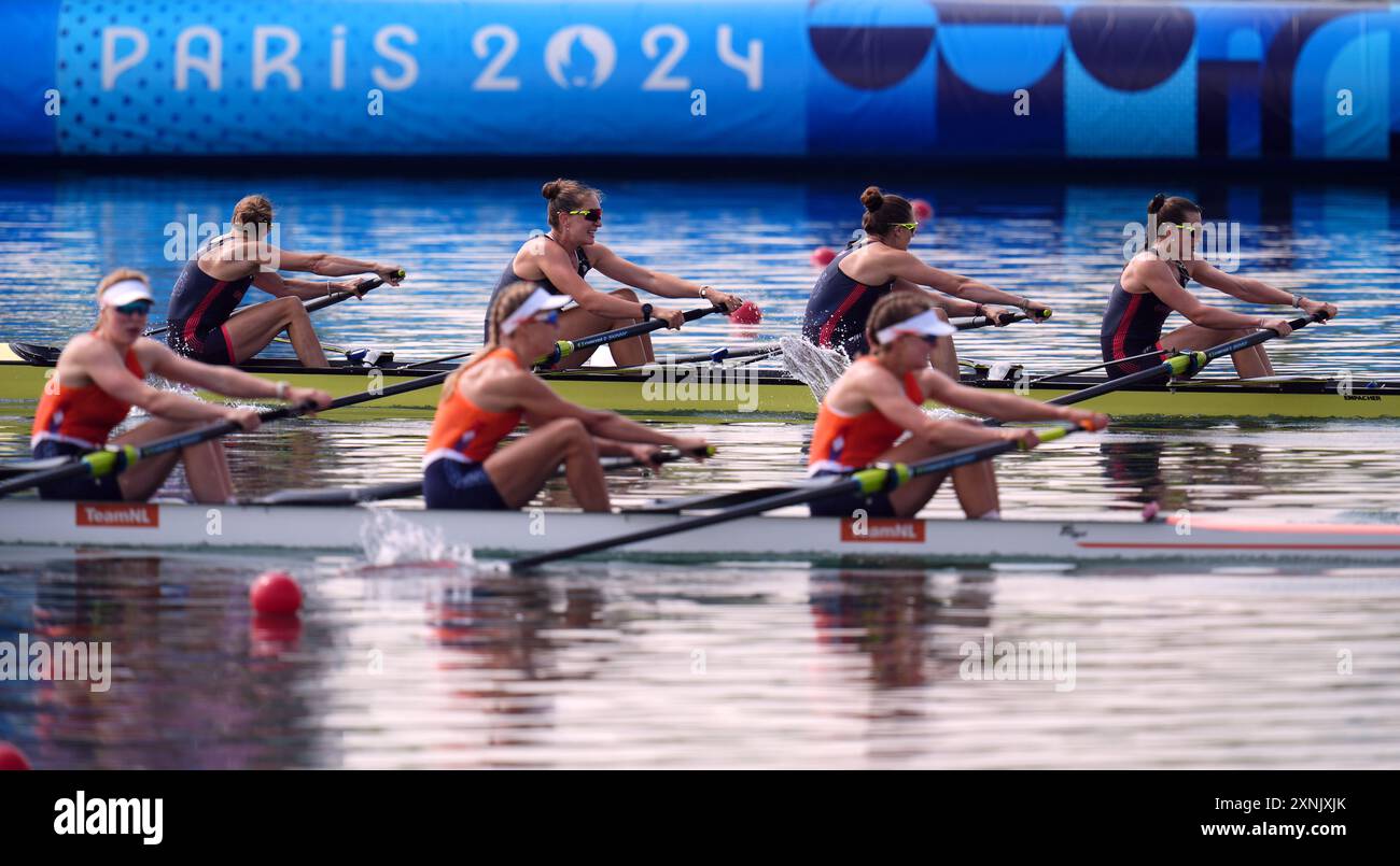 Great Britain's Helen Glover, Esme Booth, Sam Redgrave and Rebecca ...