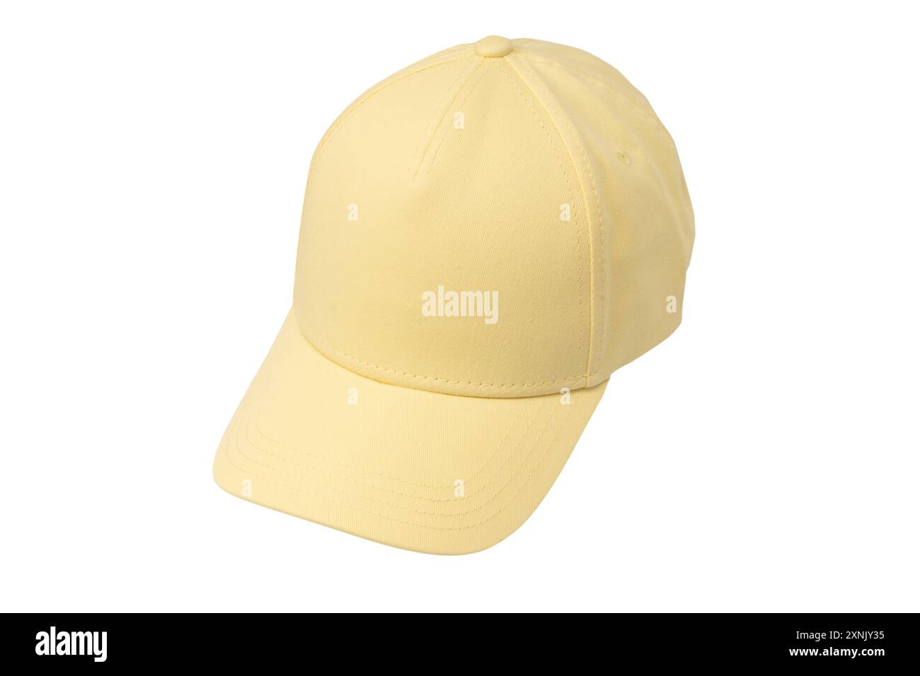 Yellow cap isolated on white background Stock Photo - Alamy