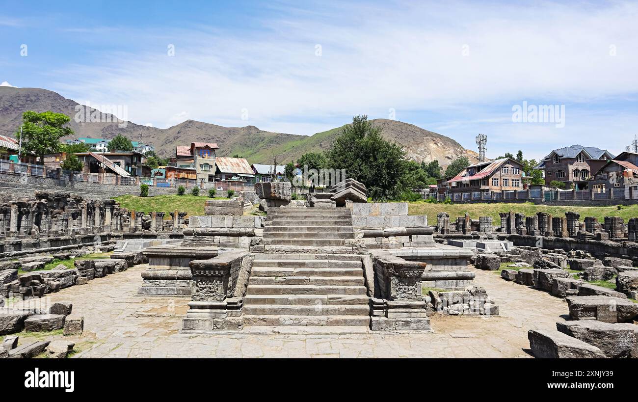 Main temple complex of Avantiswami Temple, 9th-century monument ...