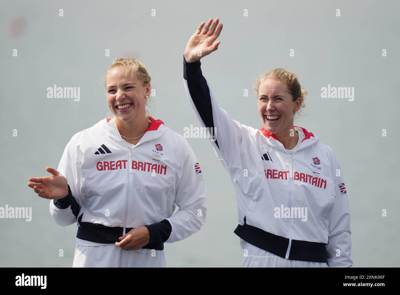 Vaires Sur Marne. 1st Aug, 2024. Bronze medalists Mathilda Hodgkins ...