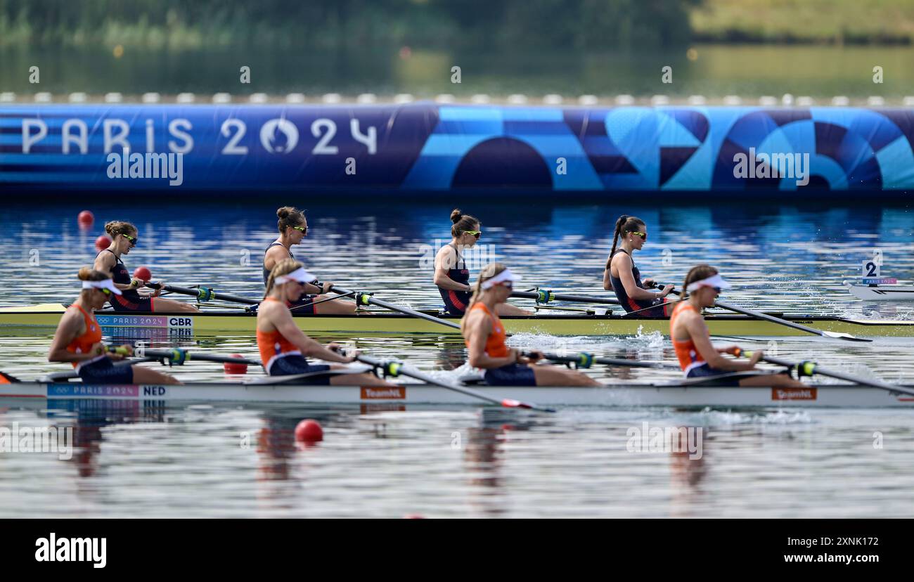 Paris, France. 01st Aug, 2024. Paris 2024 Olympic games. Rowing ...