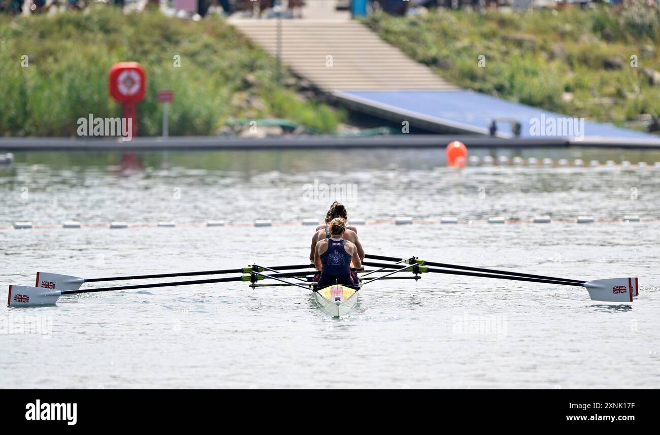 Paris, France. 01st Aug, 2024. Paris 2024 Olympic games. Rowing ...