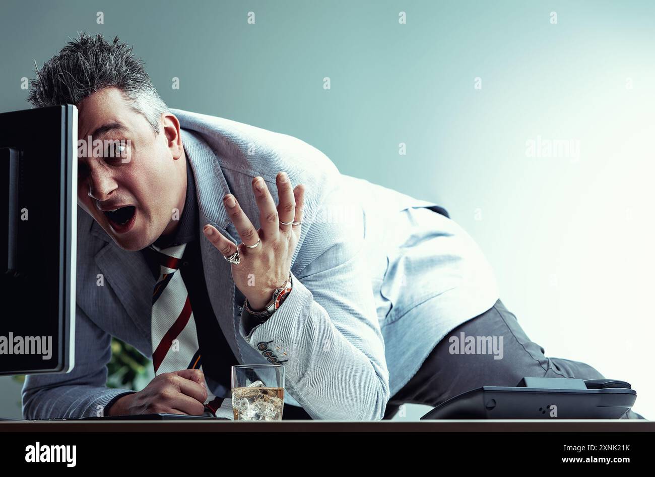 Alcoholism and addiction workplace hi-res stock photography and images ...