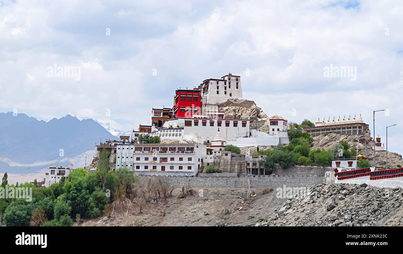 View of Thiksey Monastery, built in 1430 AD by Spon Paldan Sherab ...