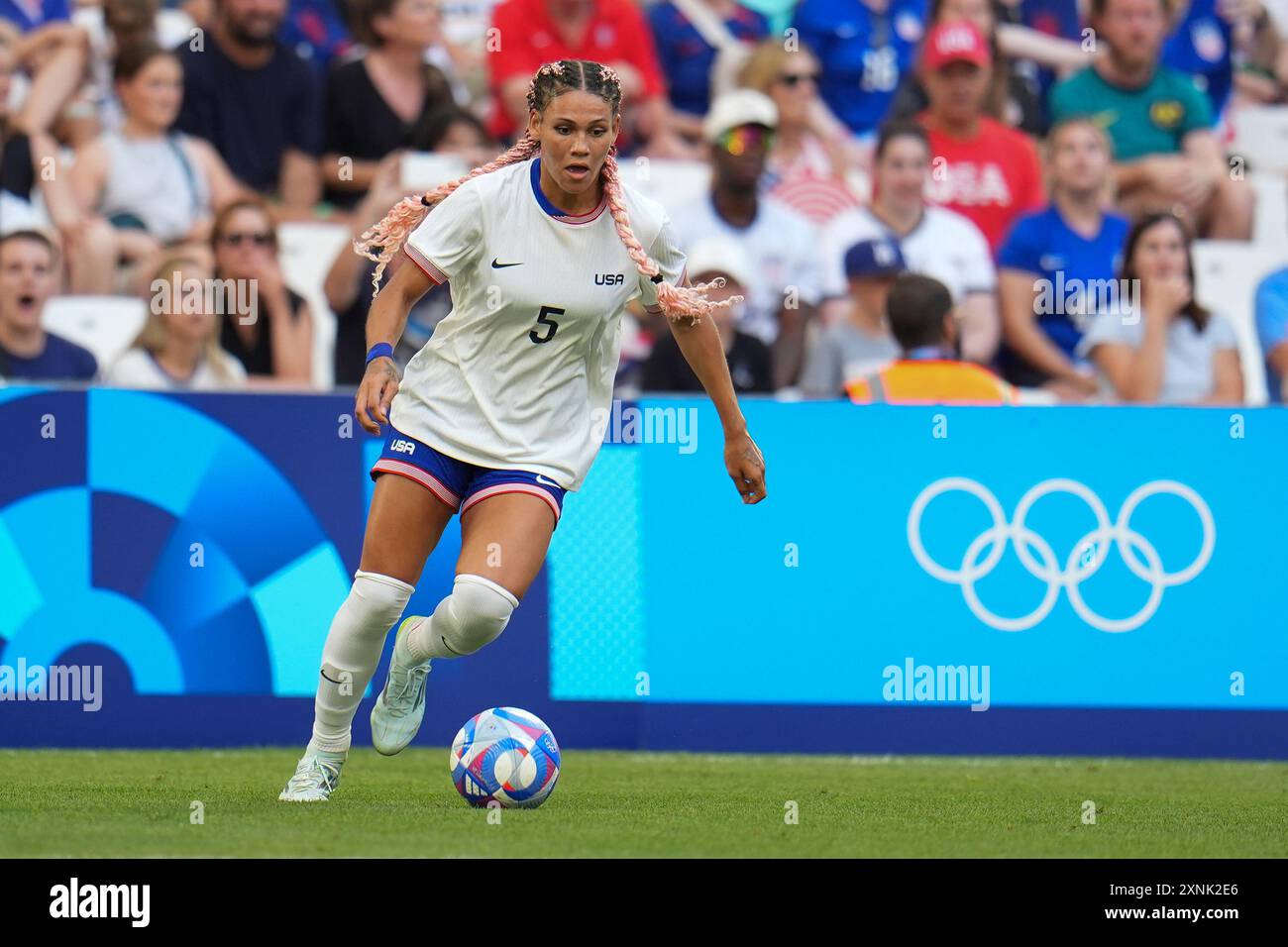 Trinity Rodman (USA), Football, Women's Group B between Australia and ...