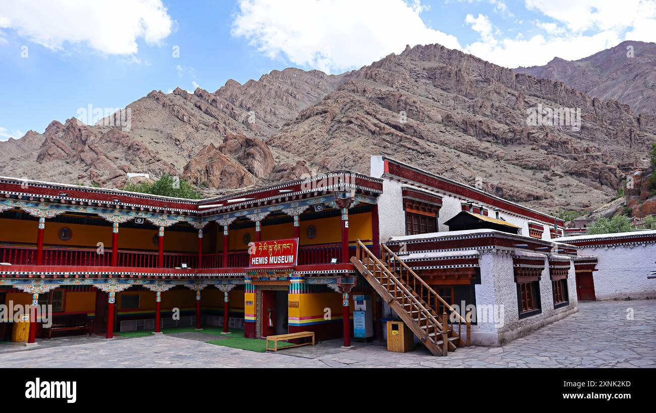 View of the museum in Hemis Monastery, Hemis, Leh, Ladakh, India Stock ...