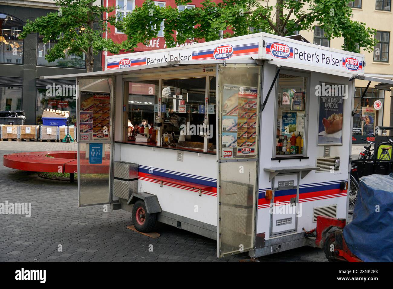 Peter´s Polser, Hot Dog Stand in Kopenhagen, Dänemark, Europa ...