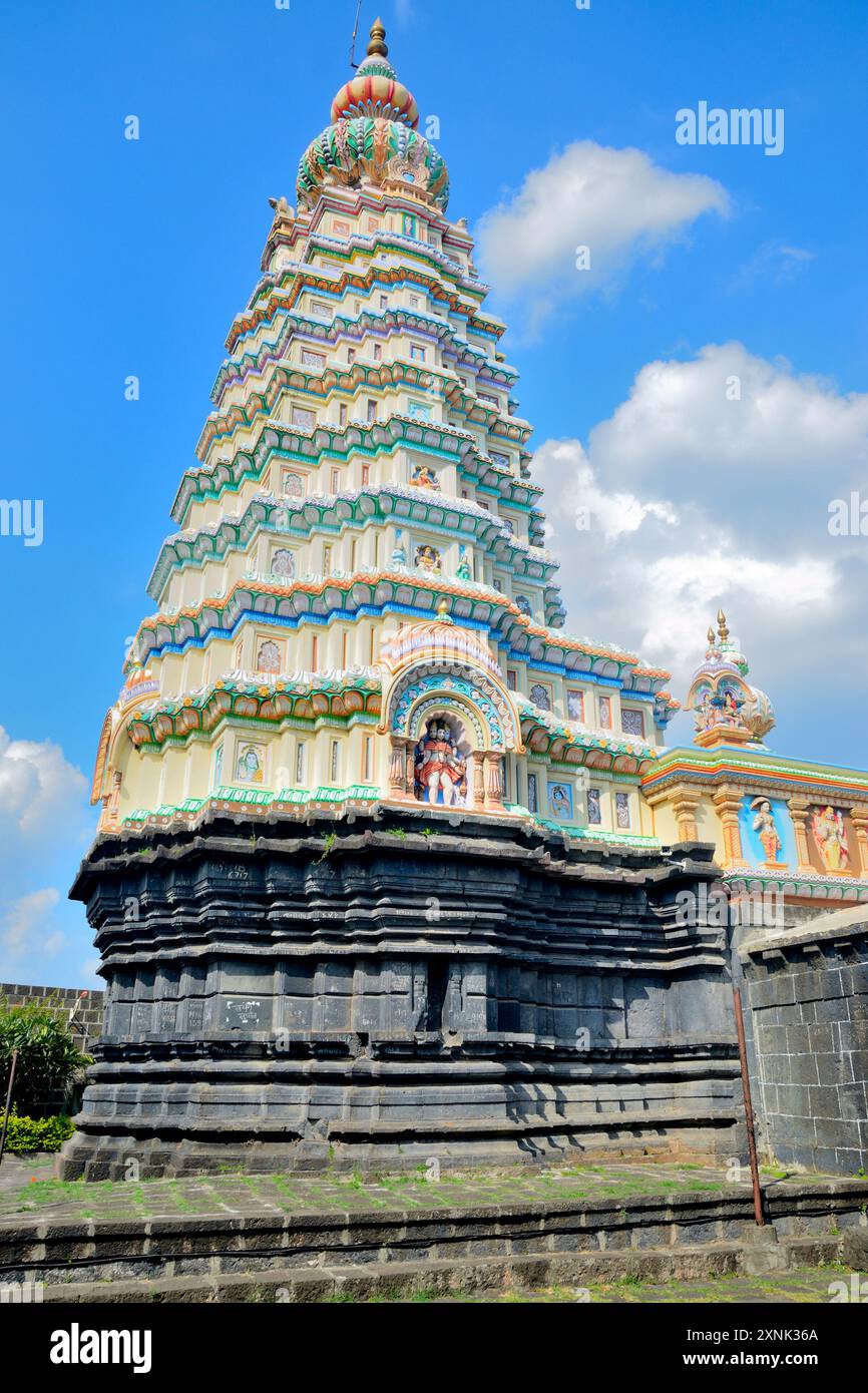 Partial view of Yamai Devi Mandir, Aundh, near Satara, Maharashtra ...