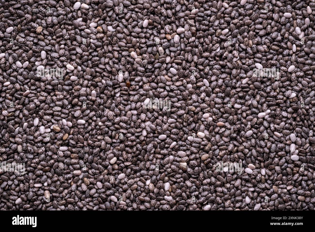 Top view of dry chia seeds Stock Photo - Alamy