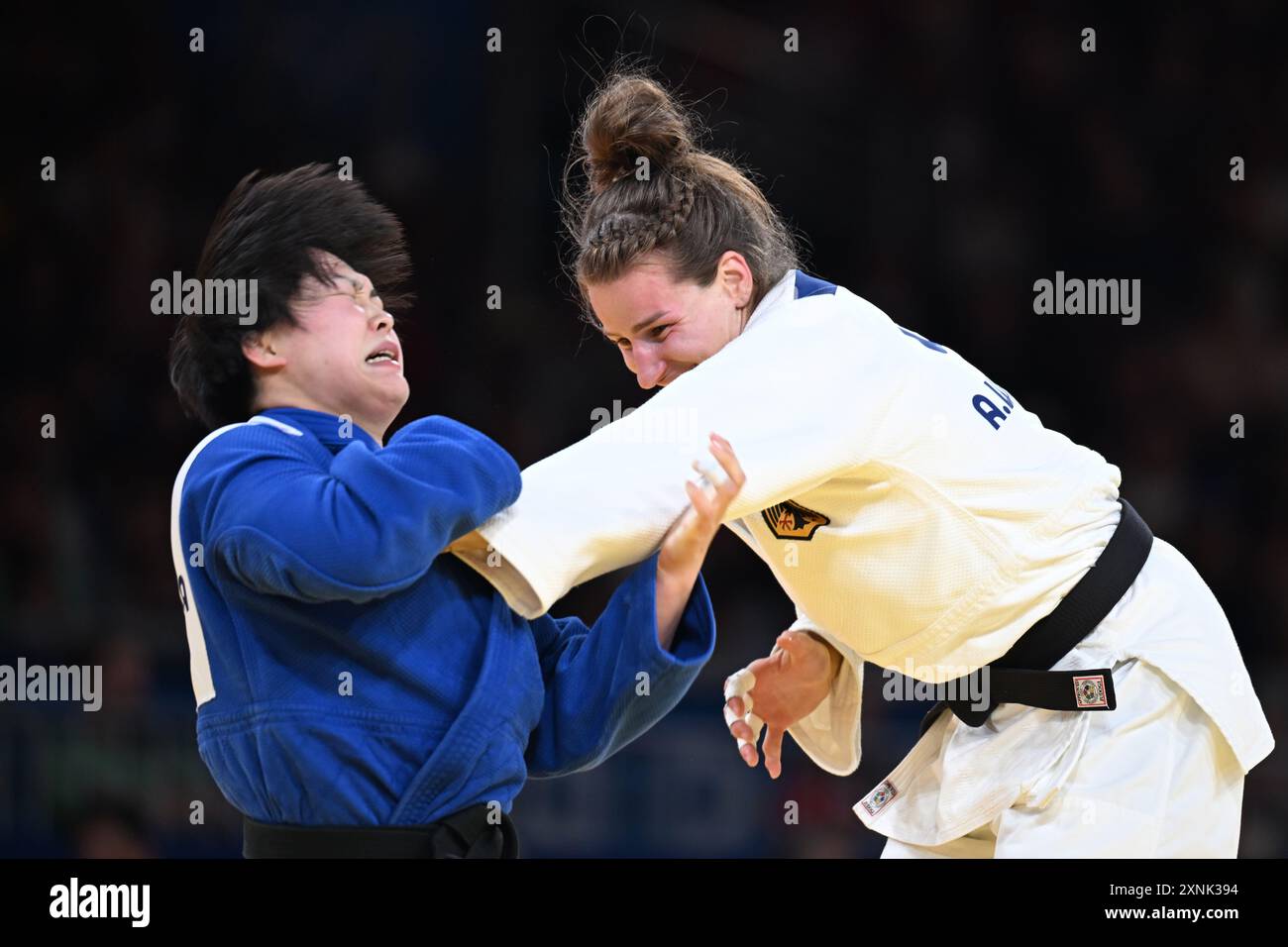 Paris, France. 01st Aug, 2024. Olympia, Paris 2024, judo, 78 kg, women ...