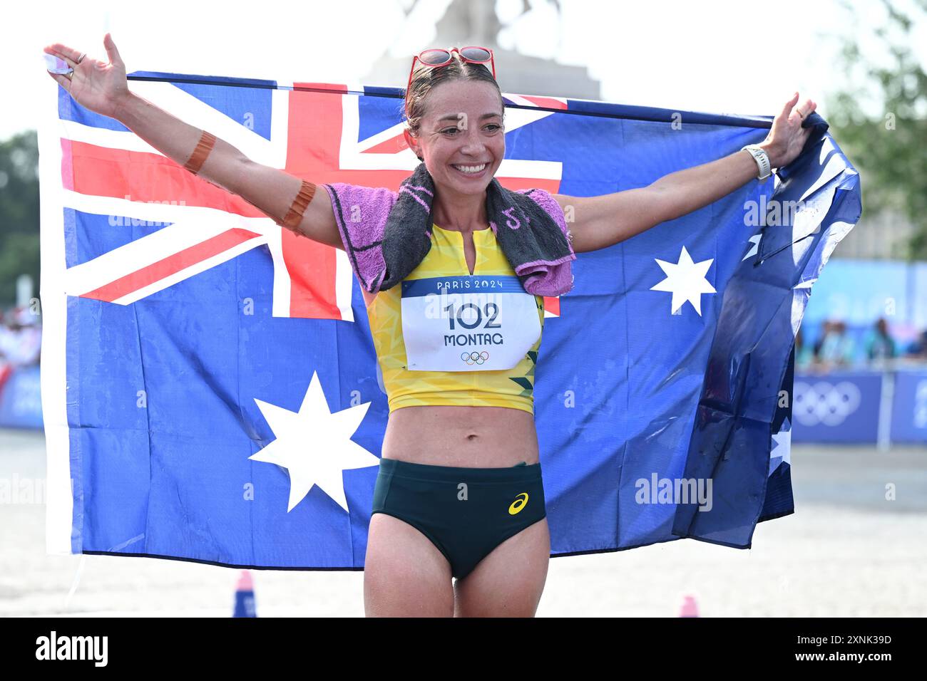 Paris, France. 01st Aug, 2024. Paris 2024, Olympics, athletics, 20 km ...