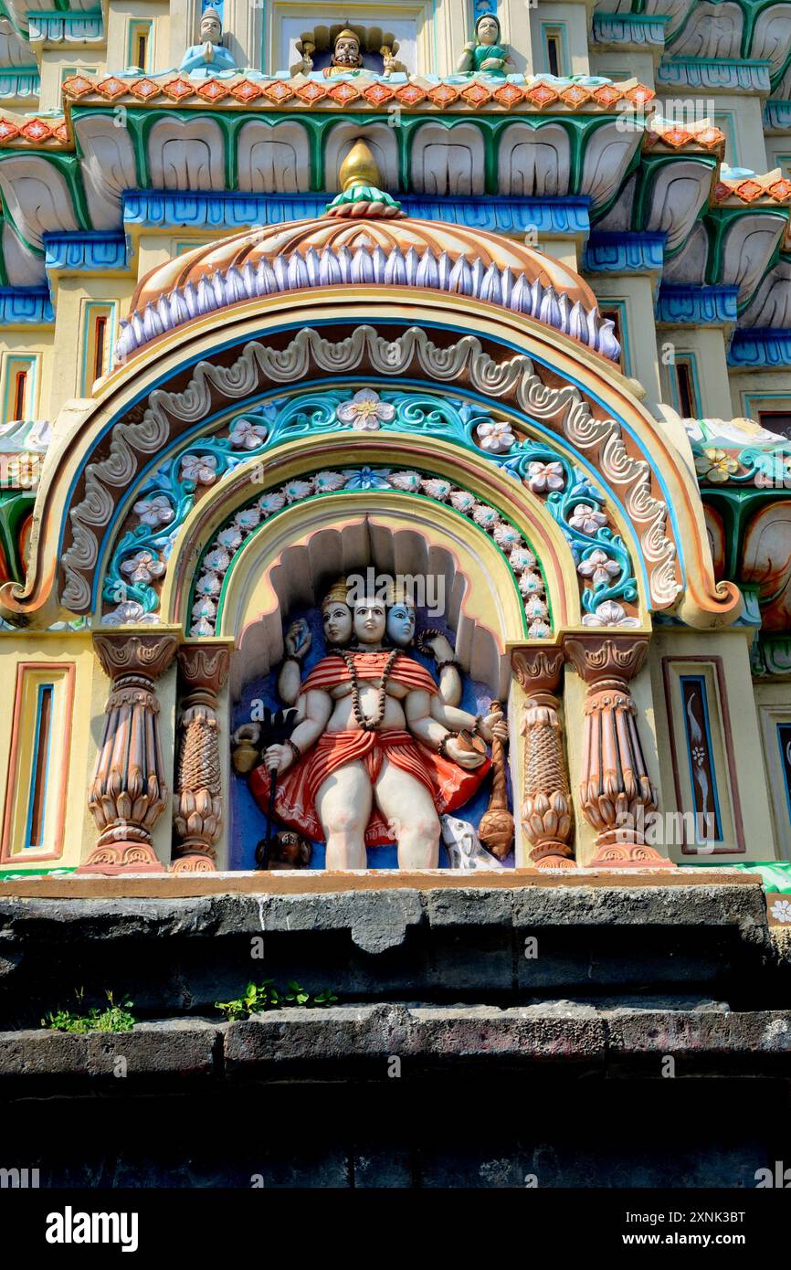 Partial view of Yamai Devi Mandir, Aundh, near Satara, Maharashtra ...