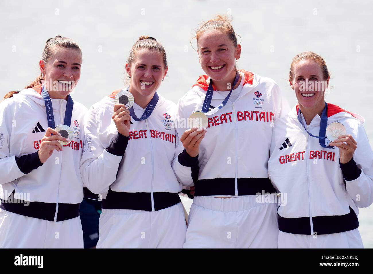 Great Britain's Helen Glover, Esme Booth, Sam Redgrave and Rebecca ...