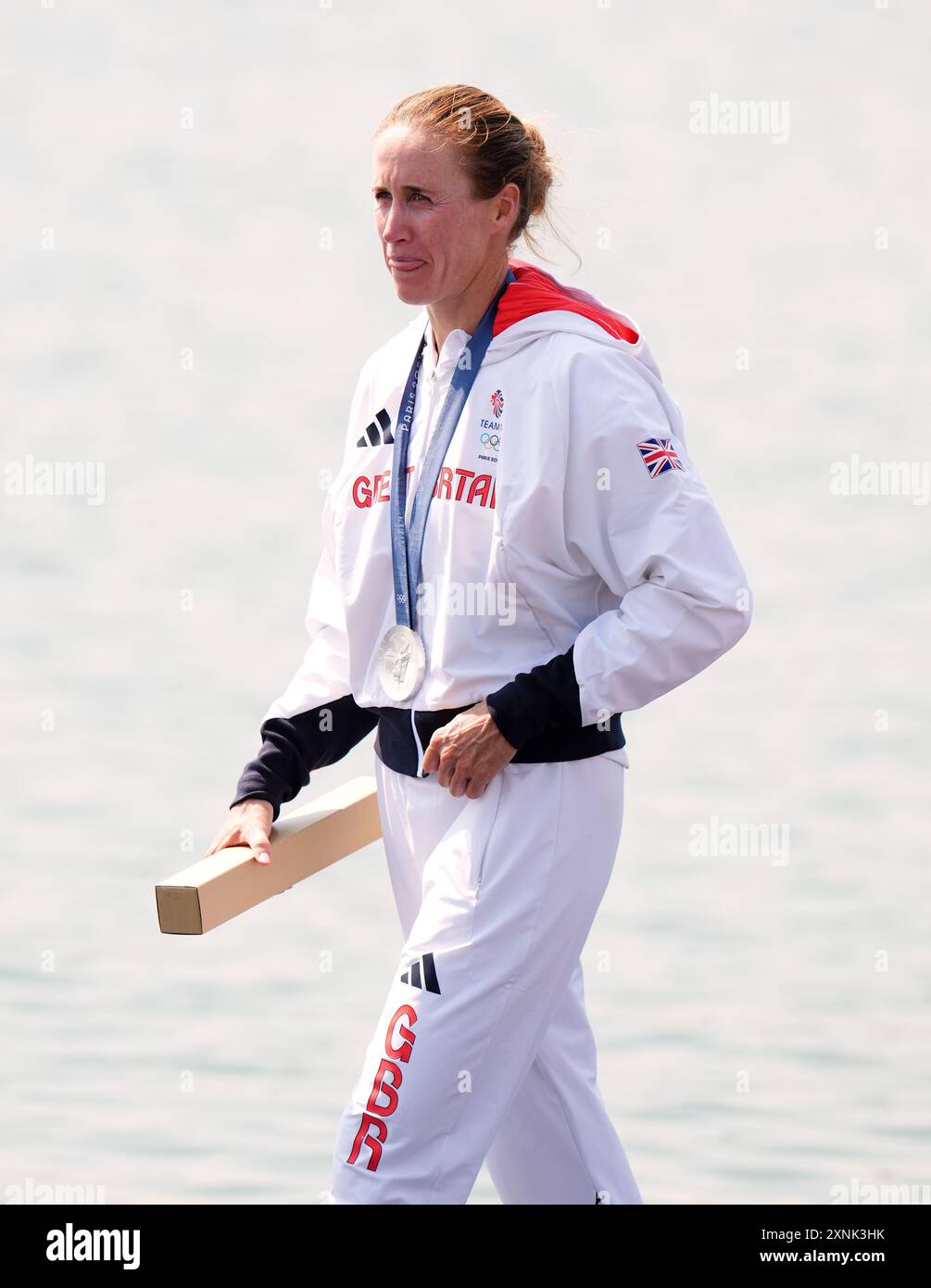 Great Britain's Helen Glover after winning a silver medal in the Women ...