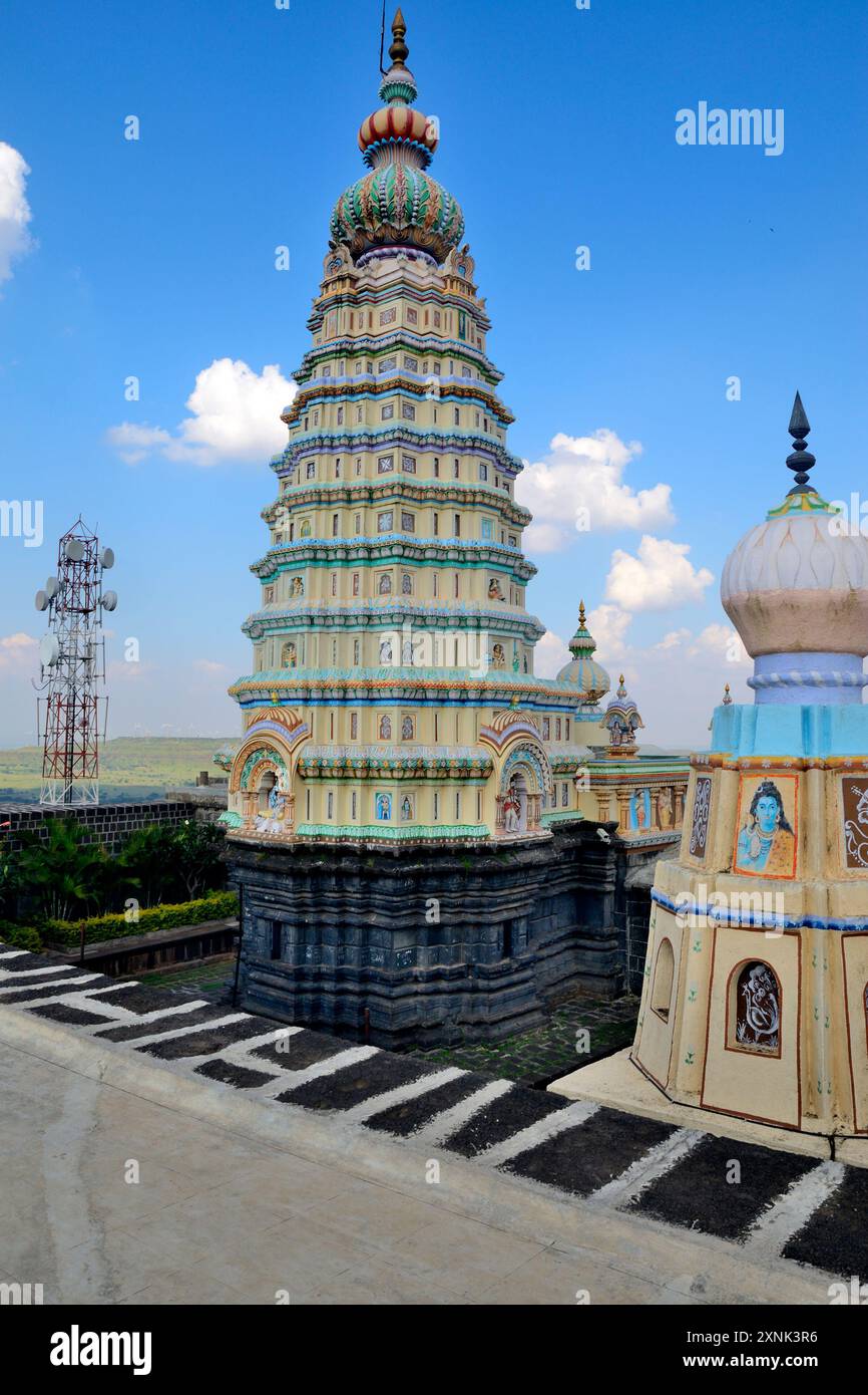 Partial view of Yamai Devi Mandir, Aundh, near Satara, Maharashtra ...