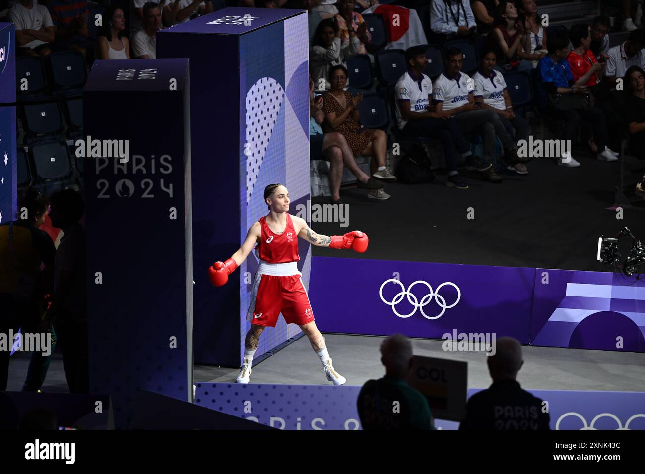 Paris, France. 01st Aug, 2024. Monique Suraci of Australia arrives ...