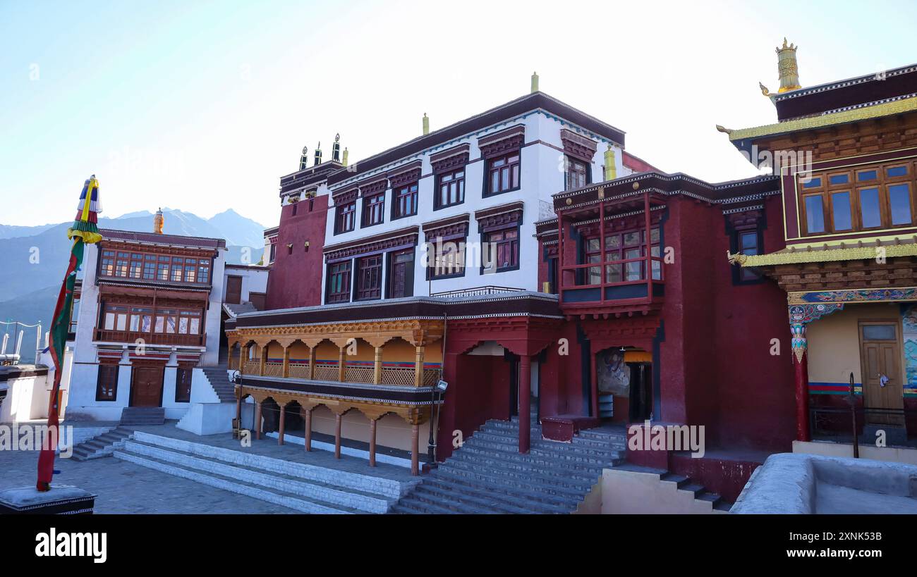 Inside view of Matho Gompa or Matho Monastery, Leh, Ladakh, India Stock ...