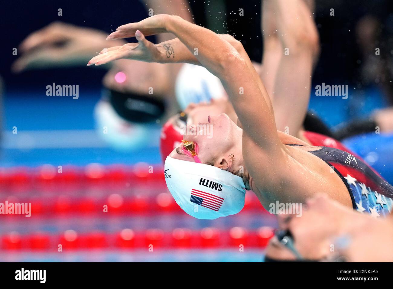 Regan Smith, of United States, competes in the women's 200-meter ...