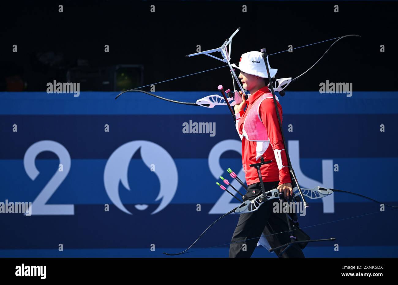 Paris, France. 1st Aug, 2024. Li Jiaman of China is seen after the ...