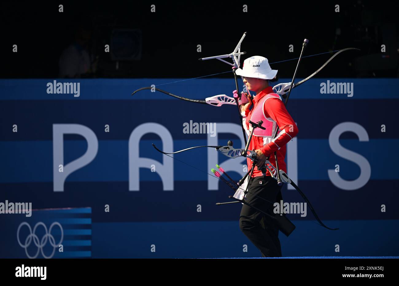 Paris, France. 1st Aug, 2024. Li Jiaman of China is seen after the ...