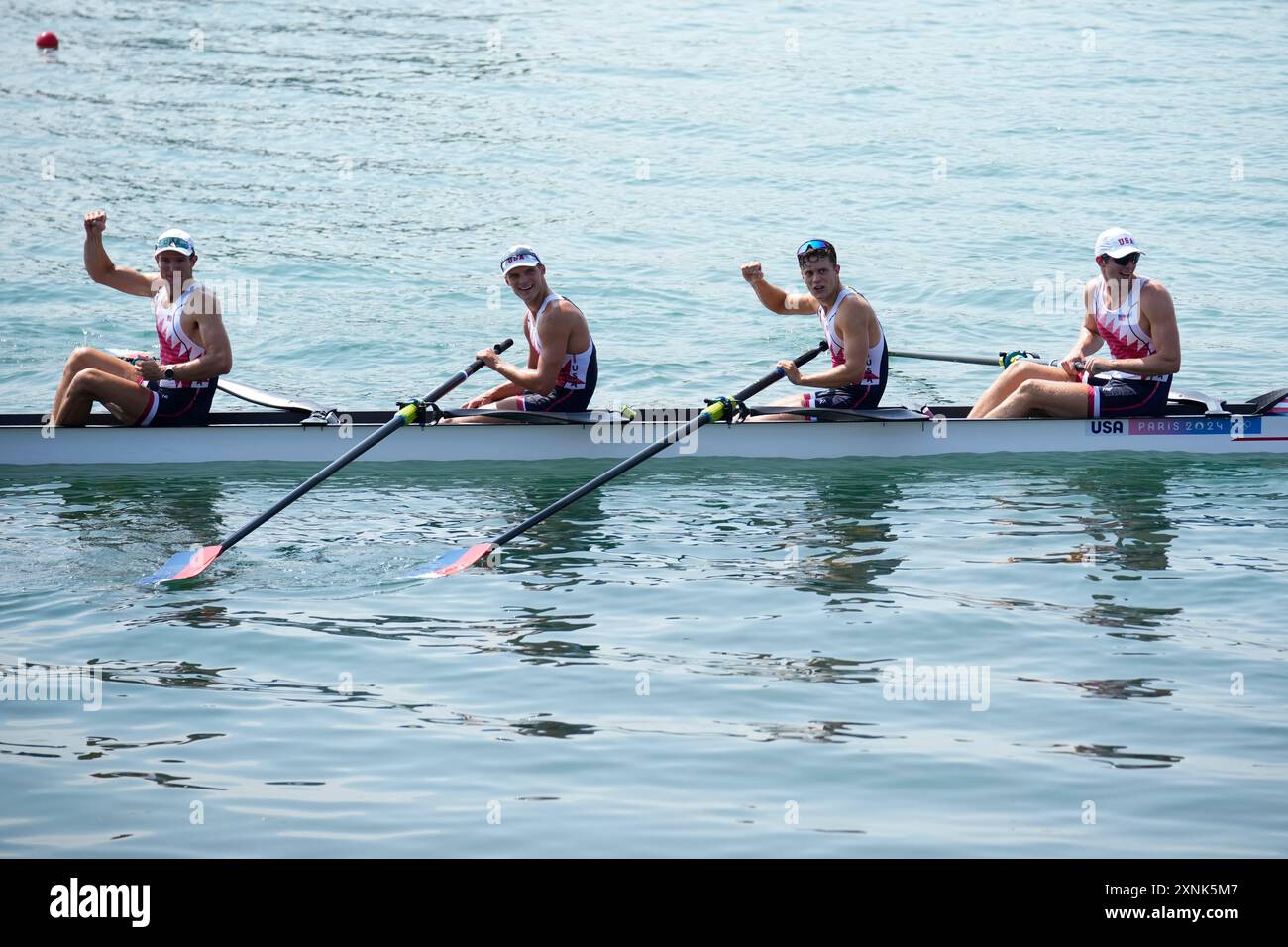 United States' Michael Grady, Nick Mead, Liam Corrigan and Justin Best ...