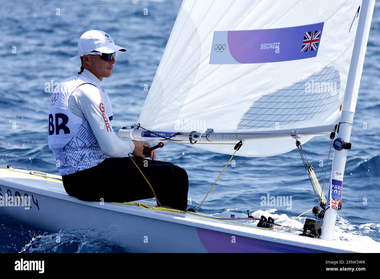 Great Britain's Michael Beckett ahead of competing in the Men's Dinghy ...