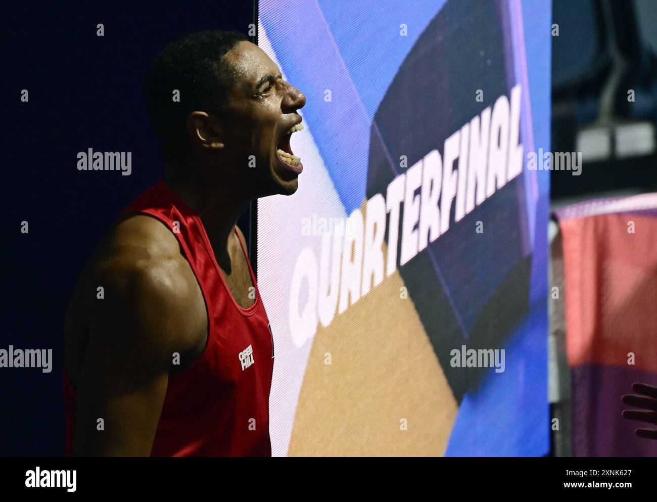 Paris, France. 01st Aug, 2024. Belgian boxer Victor Schelstraete ...