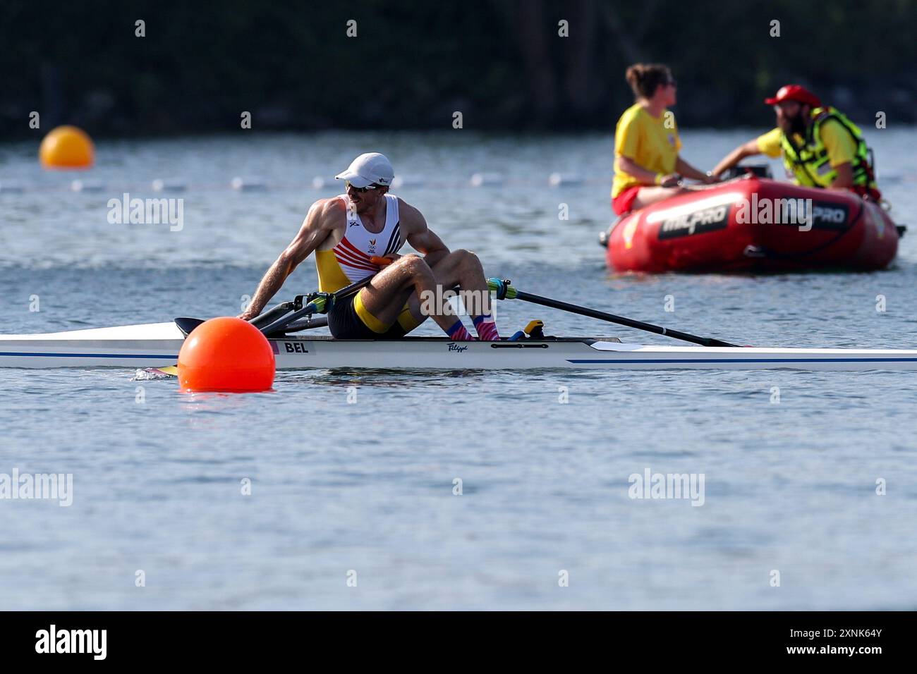PARIS, FRANCE - AUGUST 1: Tim Brys of Team Belgium competes in the Men ...