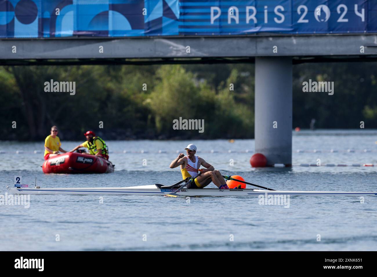 PARIS, FRANCE - AUGUST 1: Tim Brys of Team Belgium competes in the Men ...