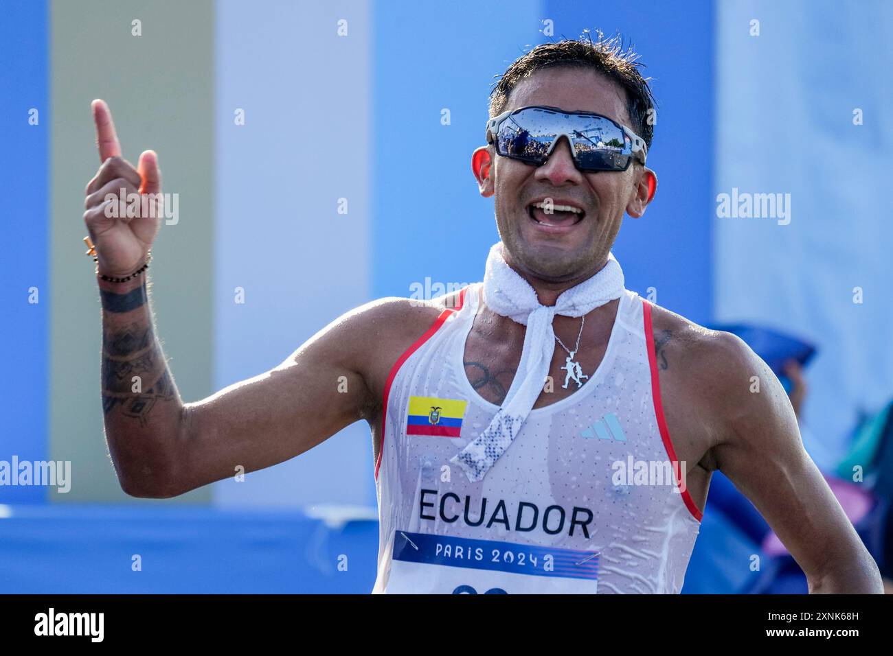 Paris, France. 01st Aug, 2024. Brian Daniel Pintado of Team Ecuador ...