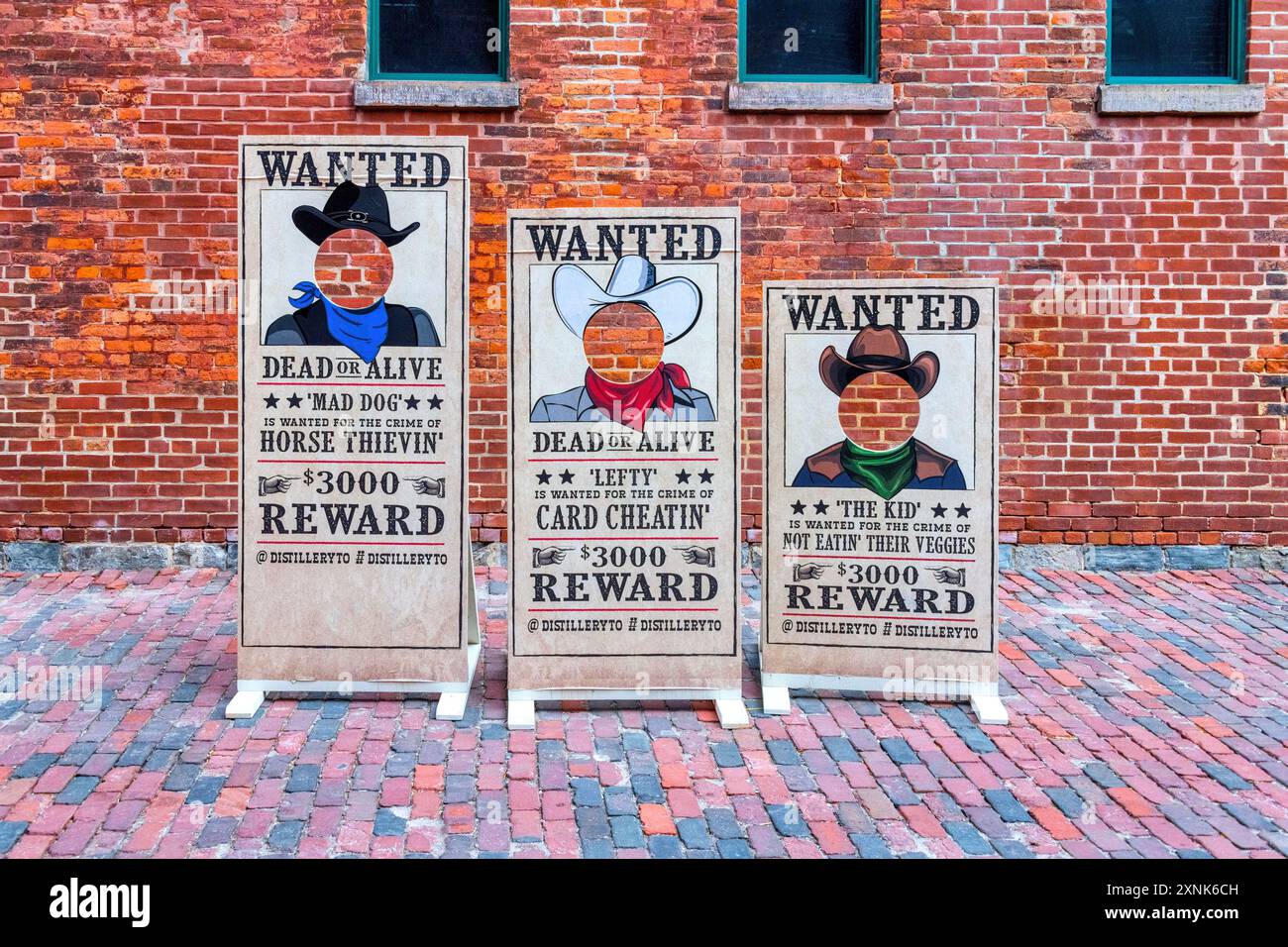 Toronto, Canada - July 29, 2024: Wanted signs for tourist photography ...