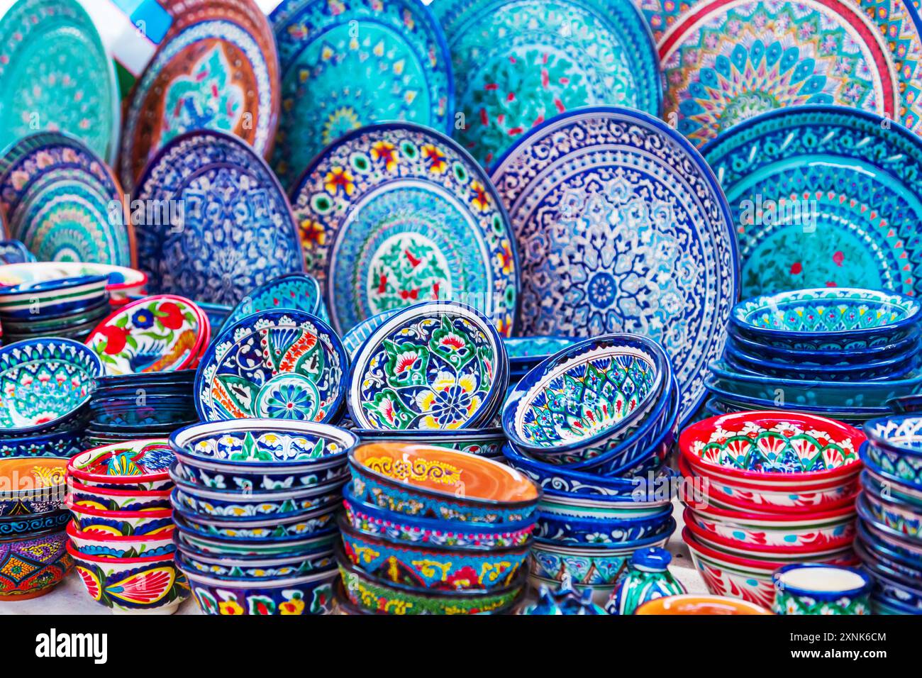 Arabic uzbek handmade ceramic hi-res stock photography and images - Alamy