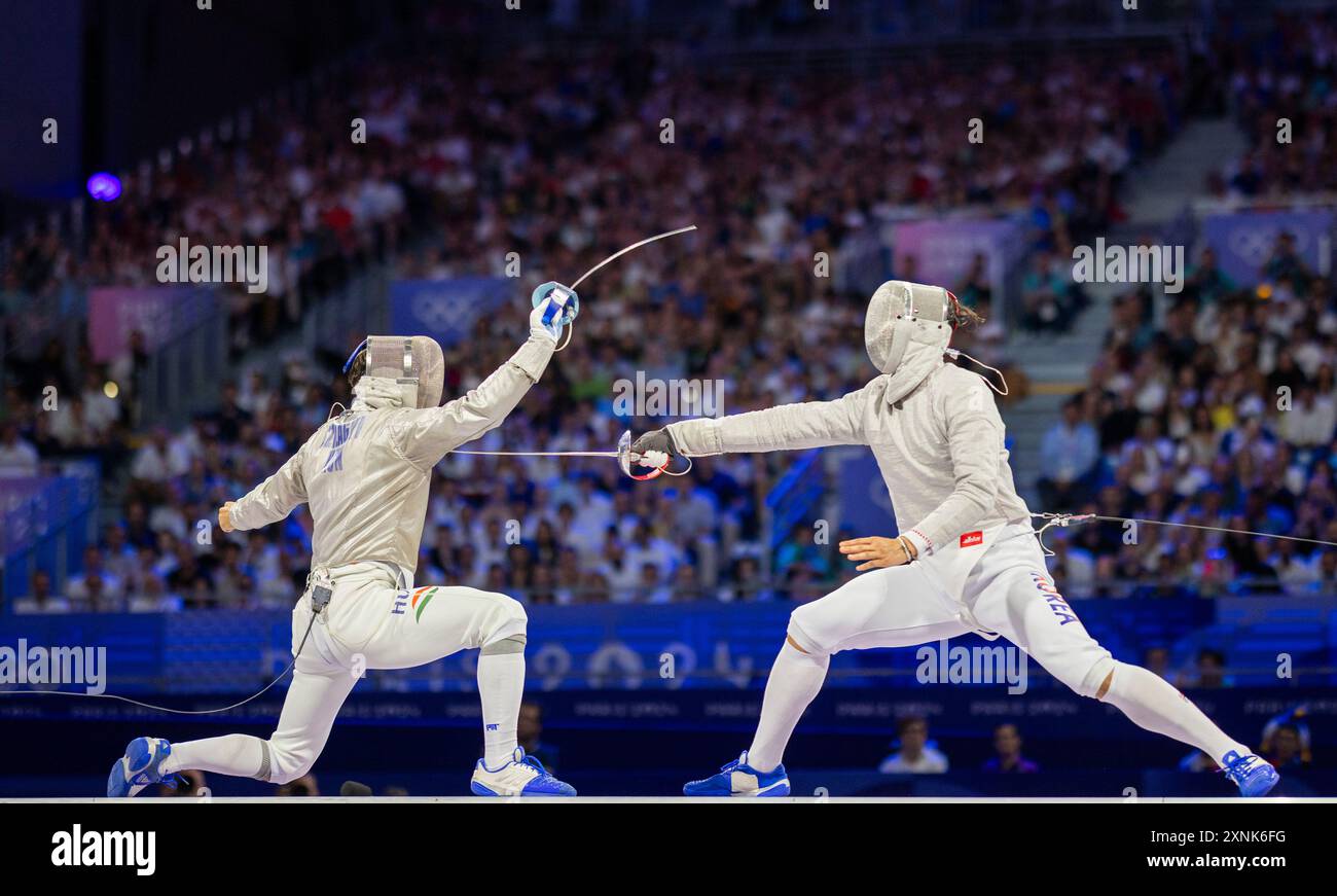 Paris 2024 sabre hi-res stock photography and images - Alamy