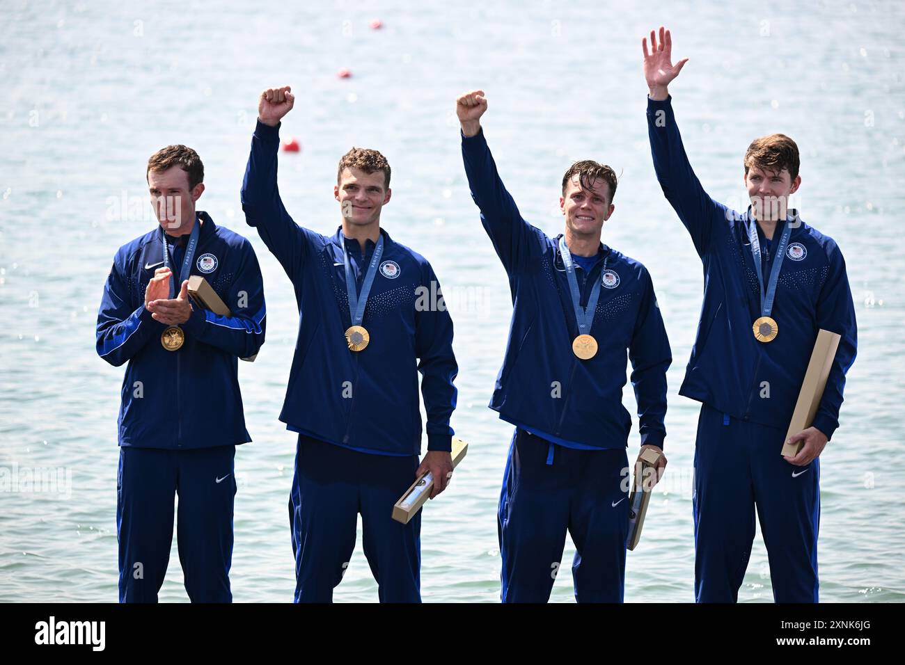 Vaires Sur Marne, France. 01st Aug, 2024. Paris 2024, Olympics, rowing ...