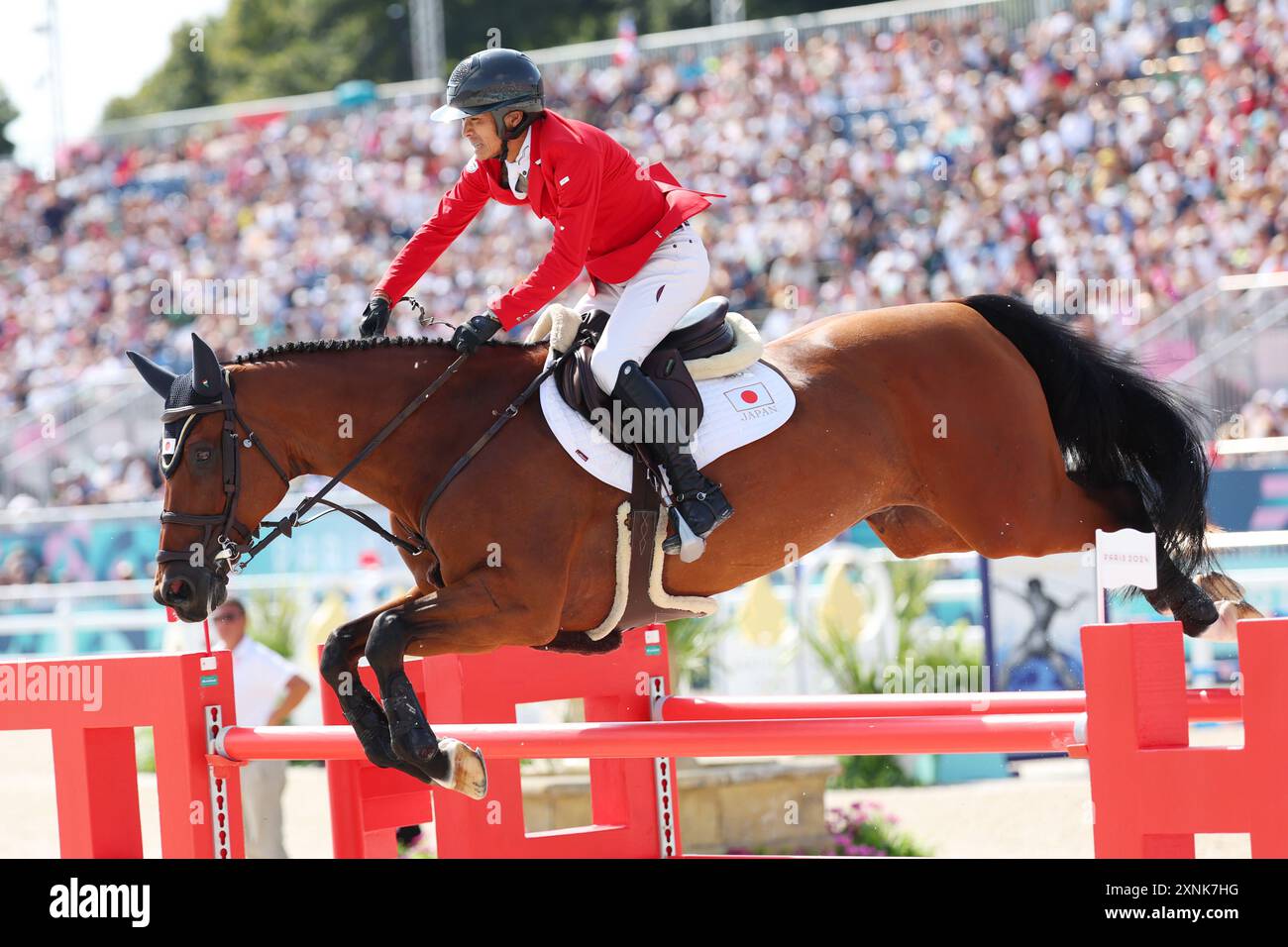 Versailles, France. 1st Aug, 2024. Taizo Sugitani (JPN) Equestrian ...