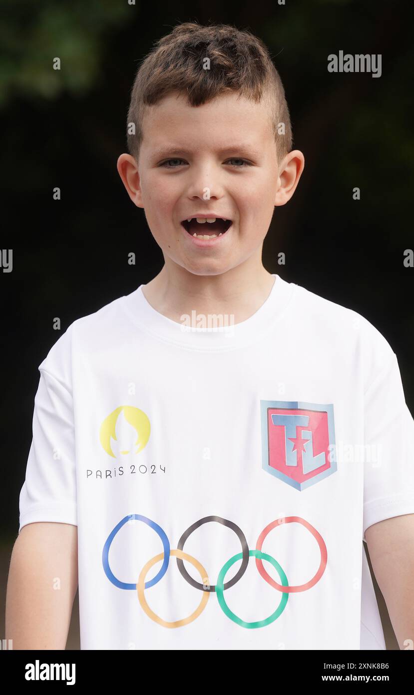 Cameron (aged 8) of Larne Swimming Club at Amphitheatre Wellness Centre ...