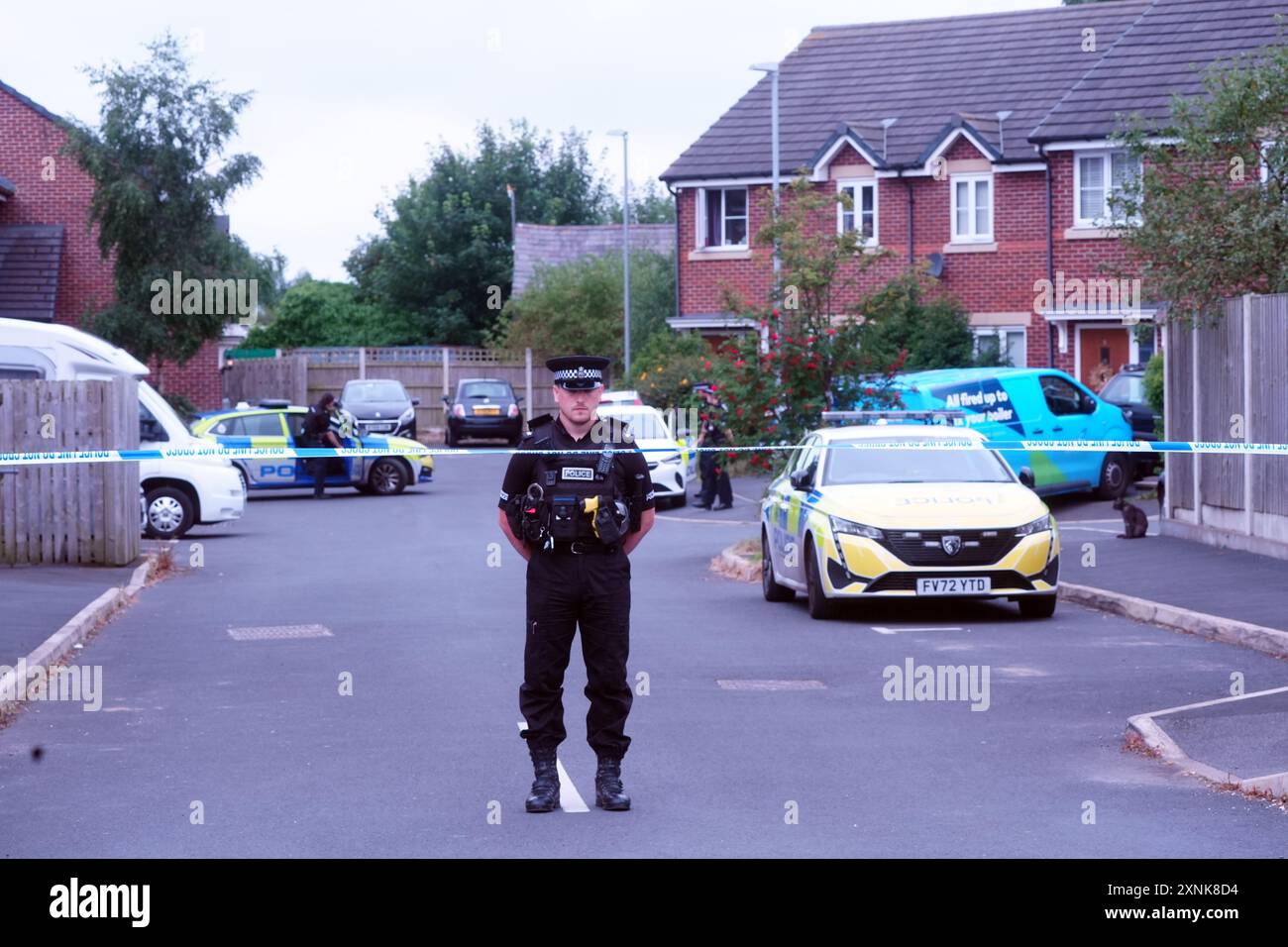 Previously unissued photo dated 30/07/24 of emergency services at the ...