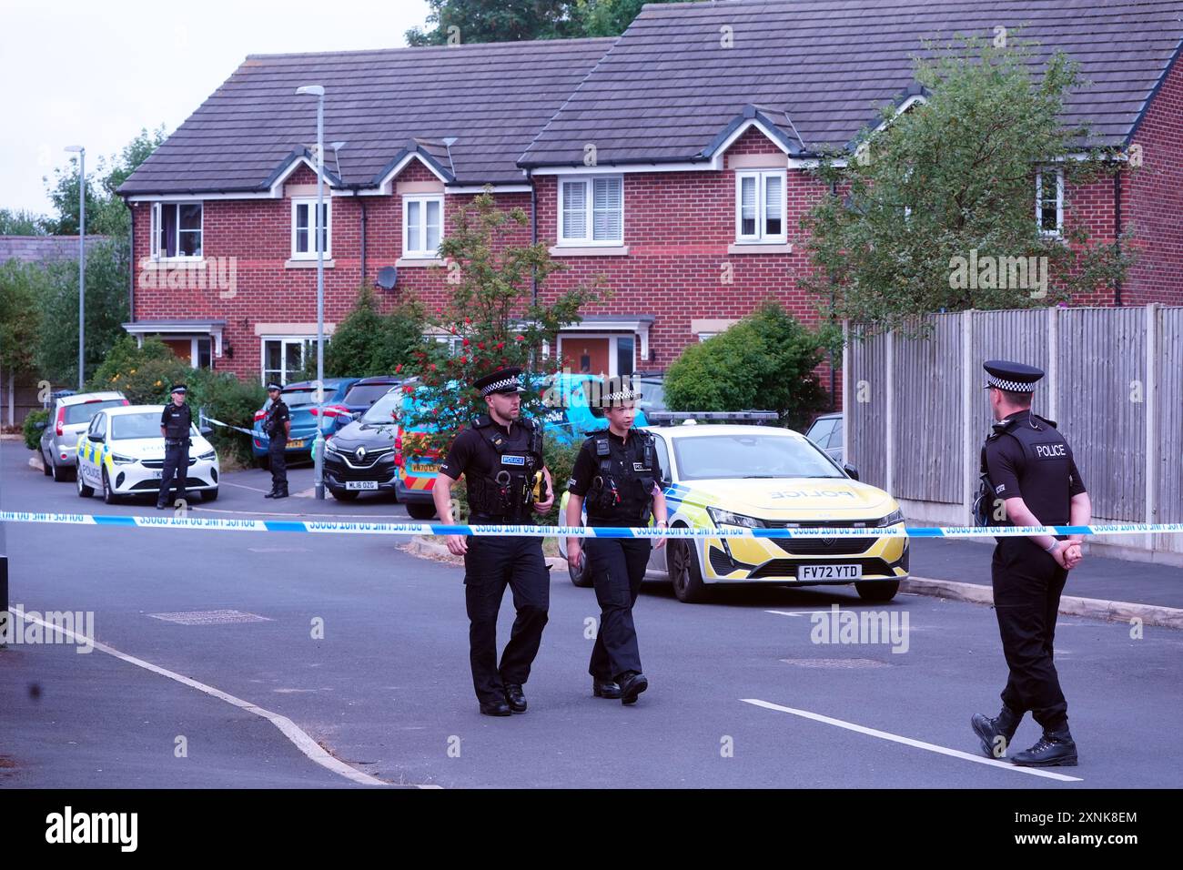 Previously unissued photo dated 30/07/24 of emergency services at the ...