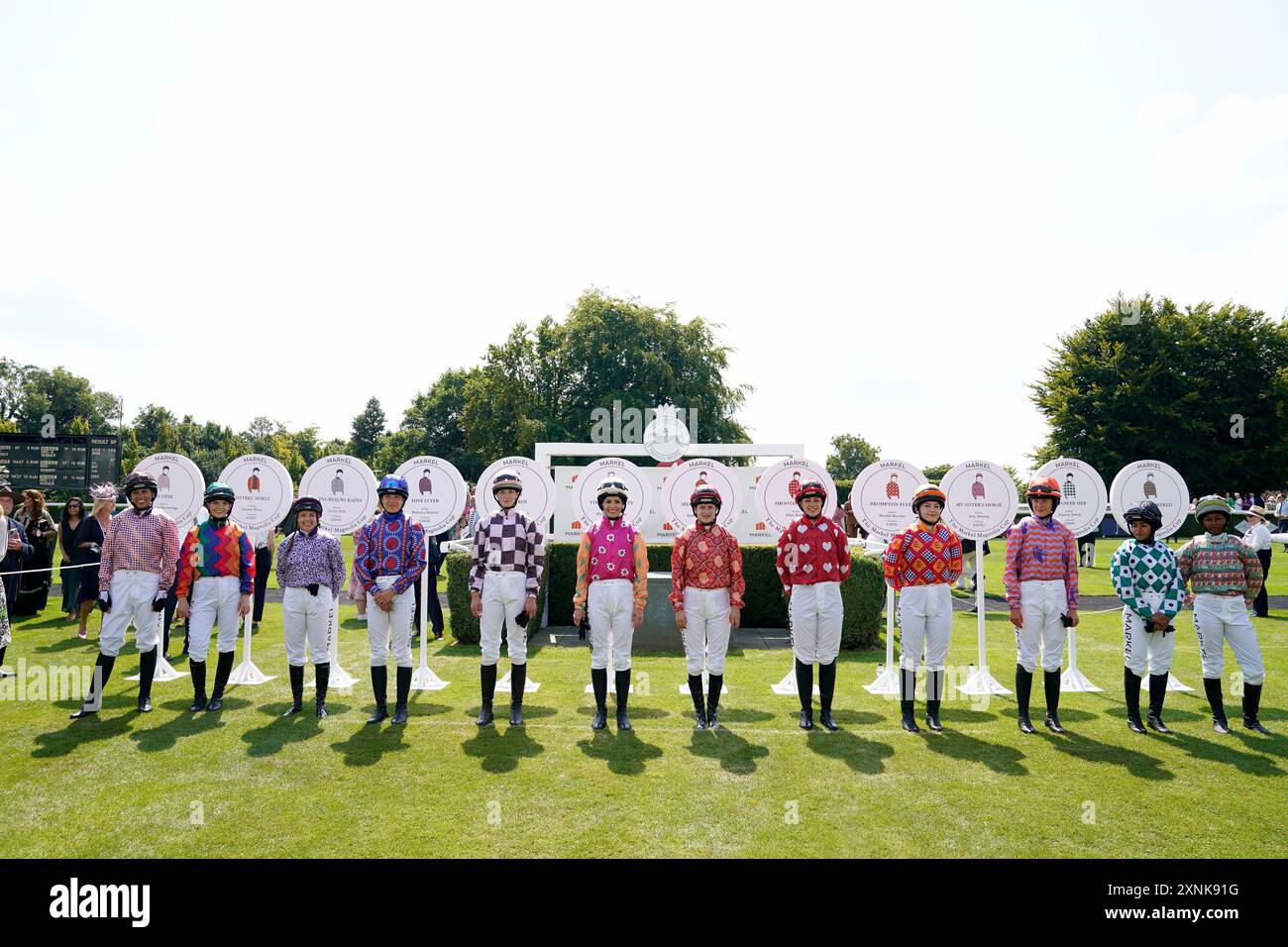 (left to right) The Markel Magnolia Cup riders Harriet Hemmings, Lauren ...