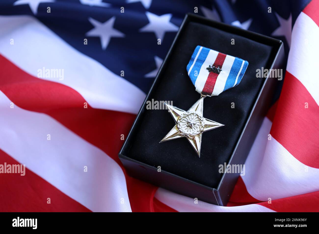 KYIV, UKRAINE - JULY 10, 2024 US Silver Star medal. United States ...