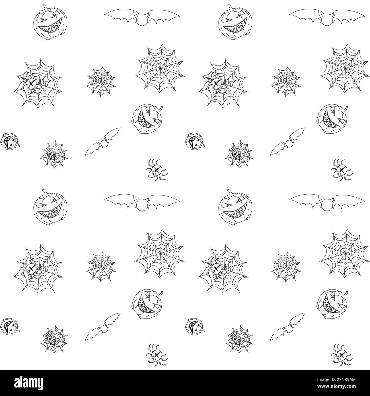 Cartoon bats and spiders Black and White Stock Photos & Images - Alamy