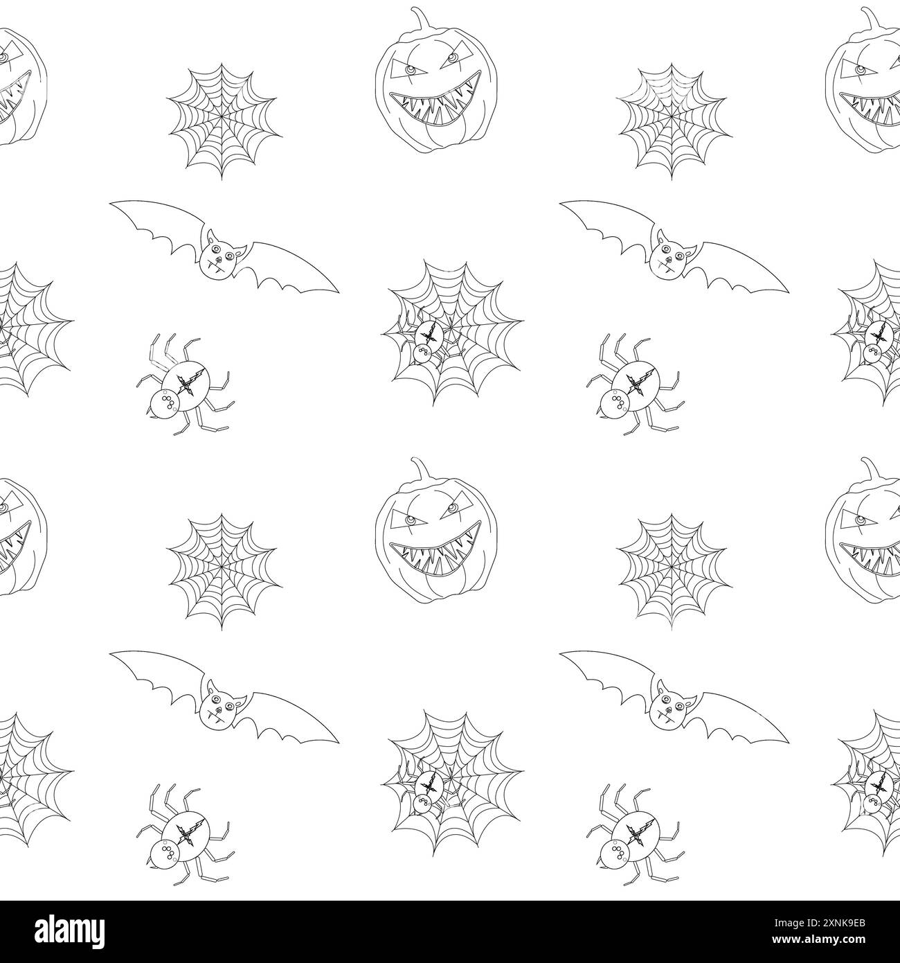 Creepy coloring page vector hi-res stock photography and images - Alamy