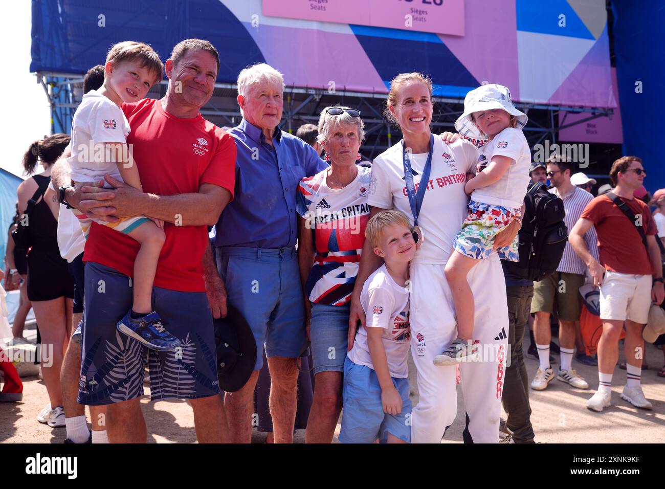 Great Britain s Helen Glover With Family Including Husband Steve Great Britain s Helen Glover With Family Including Husband Steve
