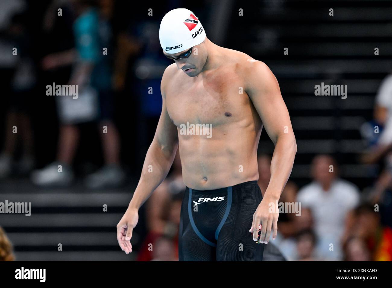 Paris, France. 01st Aug, 2024. Dylan Carter of Trindad Tobago prepares ...
