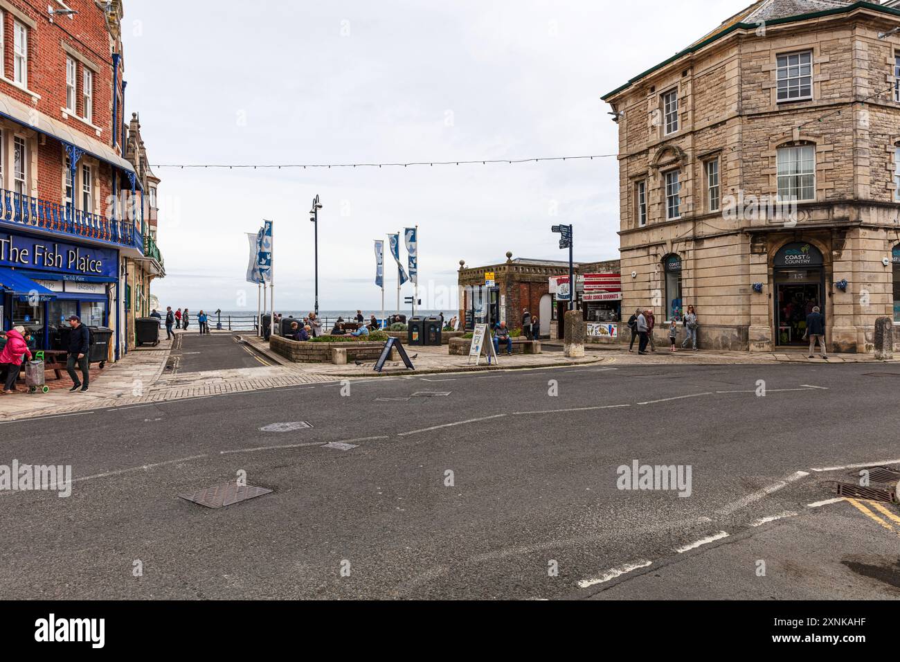 Swanage town, Swanage town centre, Swanage high street, Swanage. Dorset ...