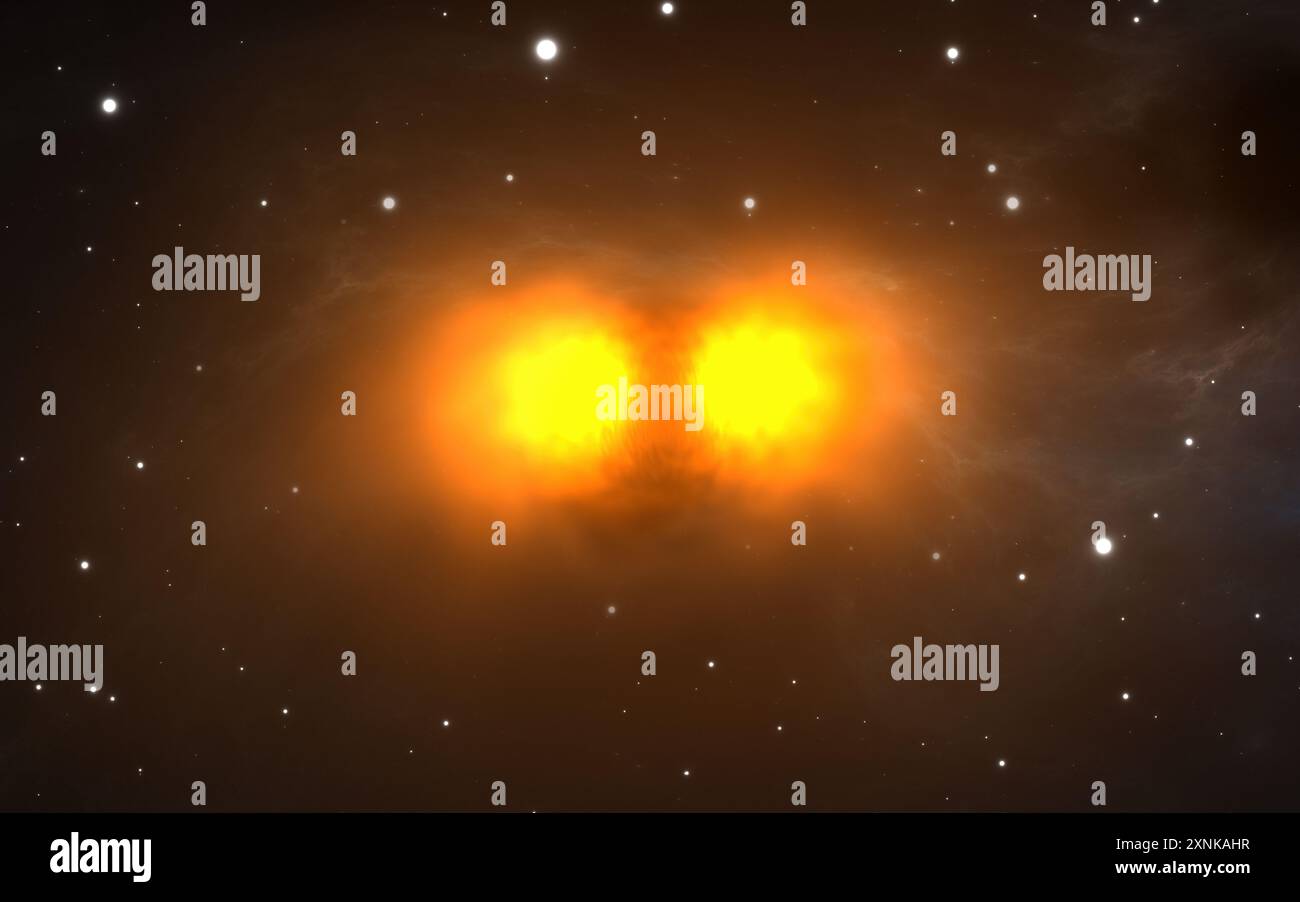 Binary star two stars orbit hi-res stock photography and images - Alamy
