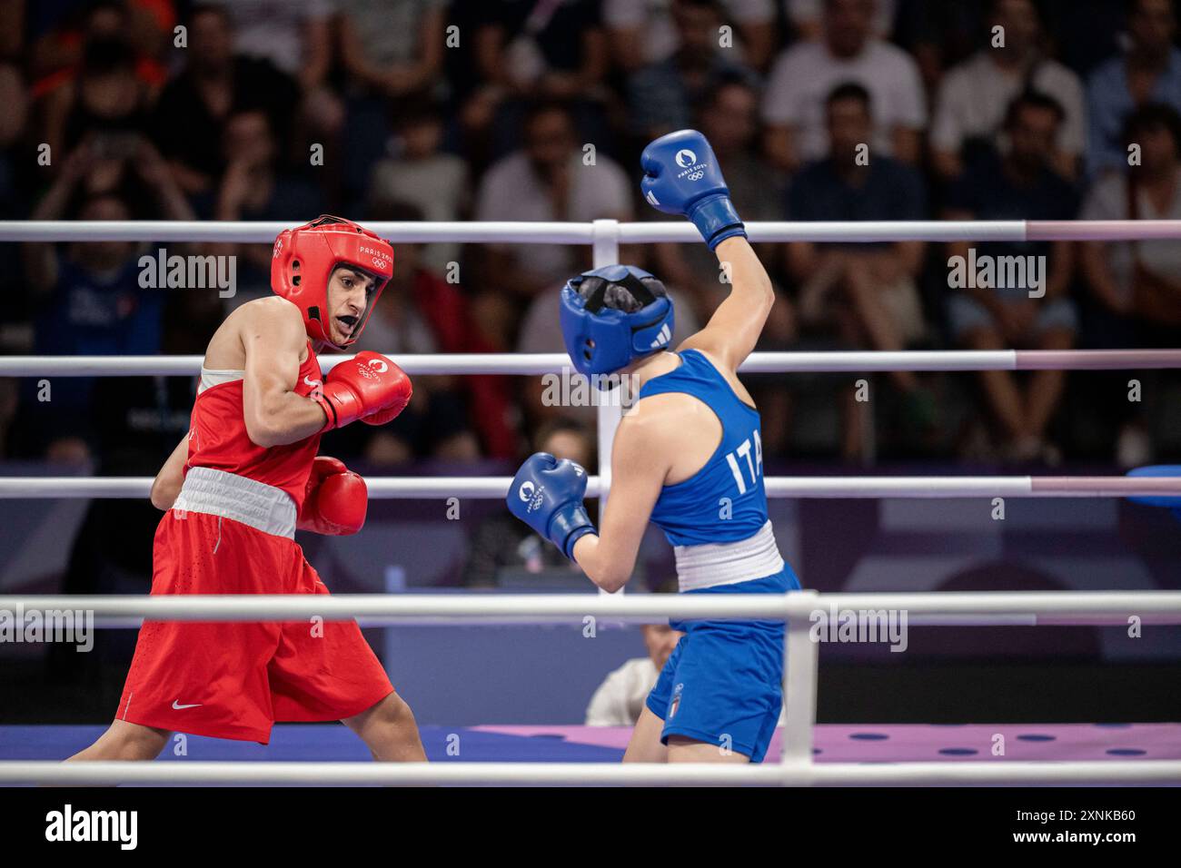 Imane khelif angela carini hi-res stock photography and images - Alamy